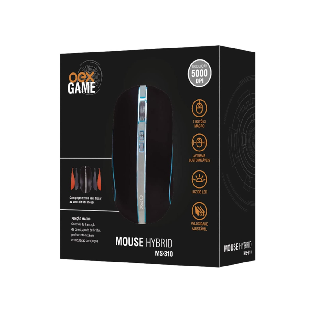 Mouse Gamer Oex MS310 - Tecnoeasy Informática