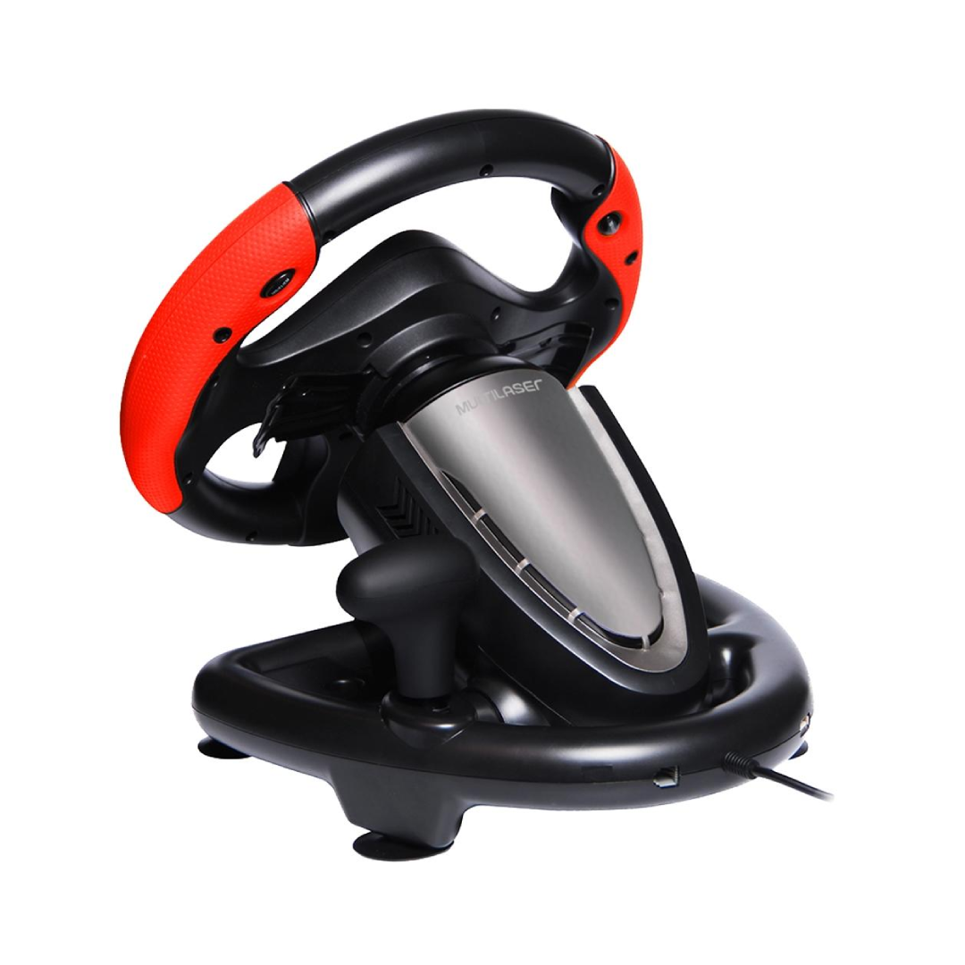 Volante Gamer Multilaser - JS087 - Tecnoeasy Informática